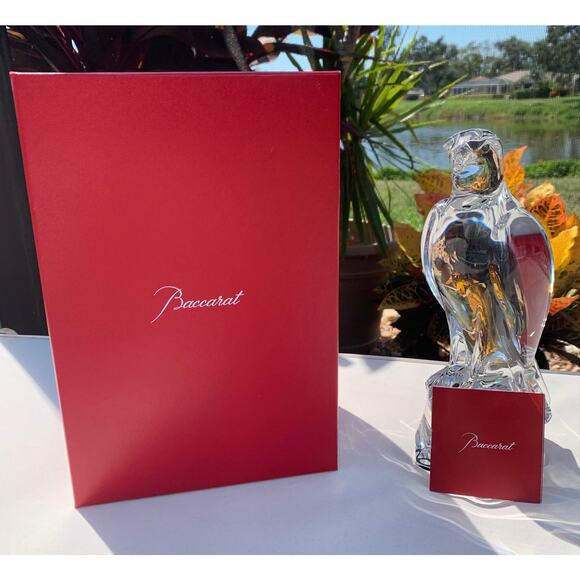 Baccarat | Art | Falcon Crystal Figurine By Baccarat With Box | Poshmark